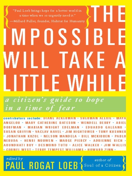 Libby - The Impossible Will Take a Little While